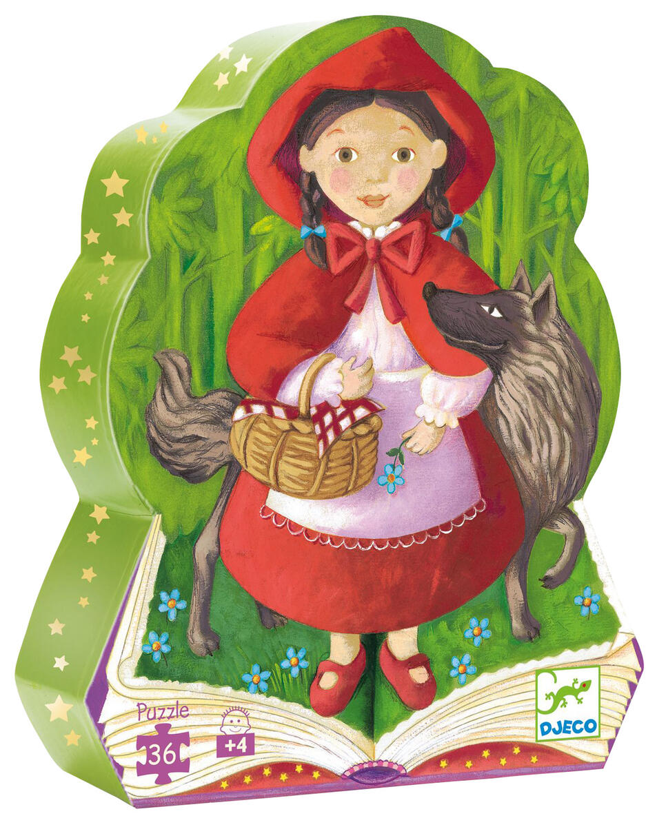 Puslespil - Rødhætte og ulven - Lekolar Danmark