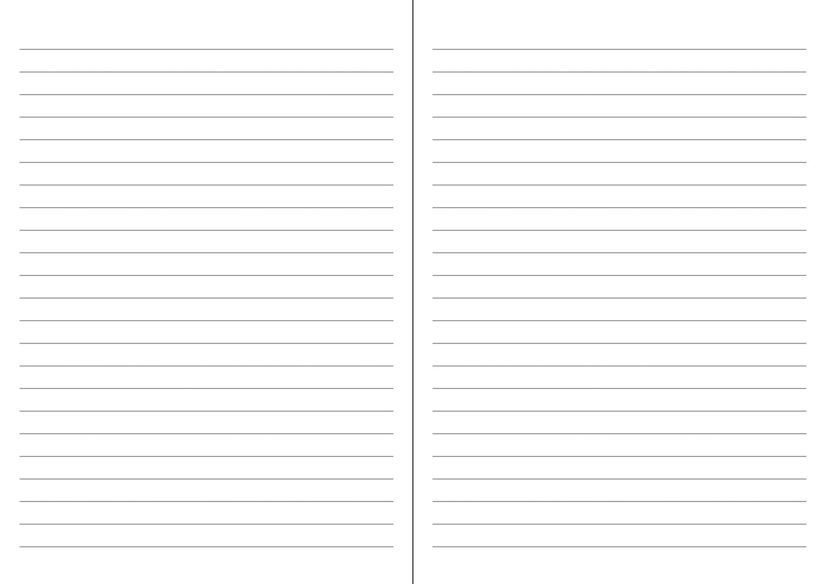 Skrivehæfte A4, linjer 11,5 mm - Lekolar Danmark