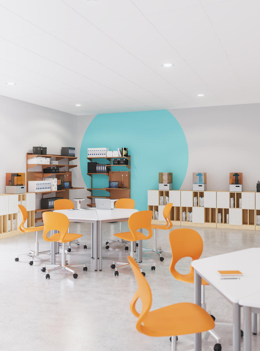 L-formet klasselokale hjørne - Lekolar Danmark